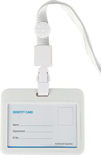 Worldone Plastic, 2 Sided, Premium, Hard, Durable, Display ID Card Hol ...