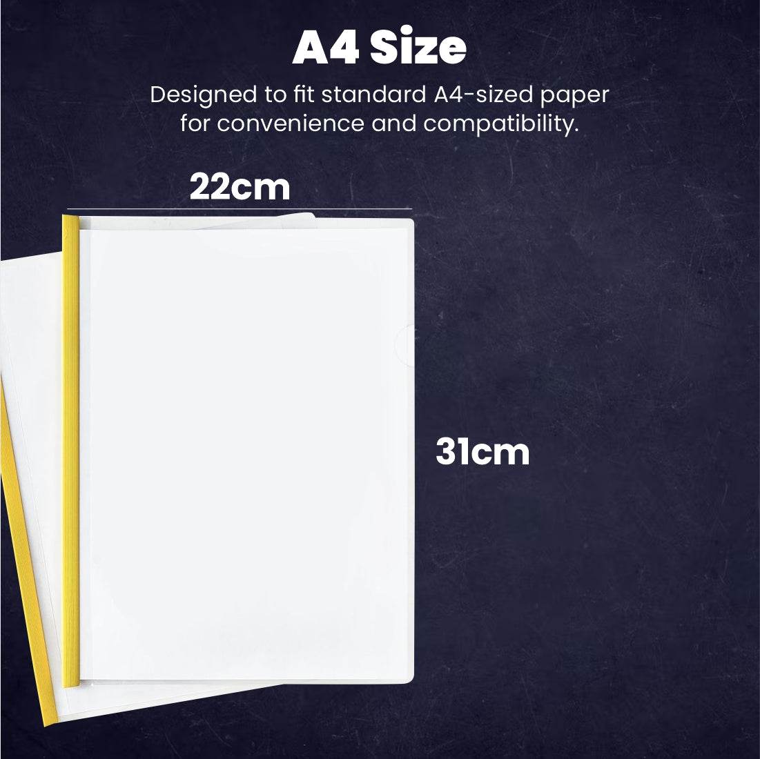 Worldone Slide Grip Binder File for Document 0.6mm PP Sheet Hold Up to ...