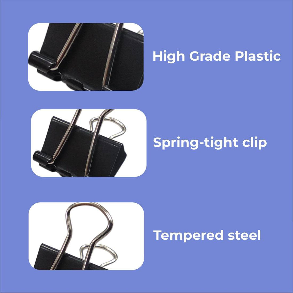 Worldone Paper Binder Clip for Holding Loose Papers, Ideal for Home, O ...
