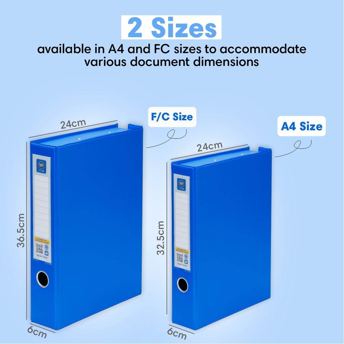 Worldone Box File with Magnetic Button Closure, Spine for Easy Classif ...