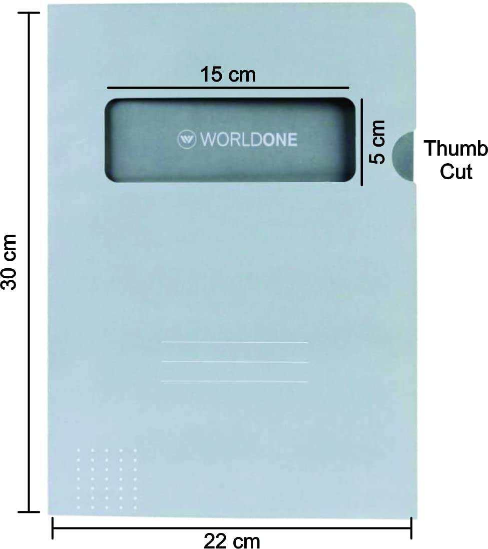 Worldone Eco Friendly Document Organizer/ India's FIRST Paper L Folder ...