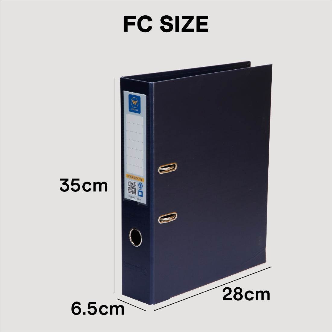 Worldone Lever Arch File, 2.6mm Thick PVC Pasted on Hard Board, 110g H ...