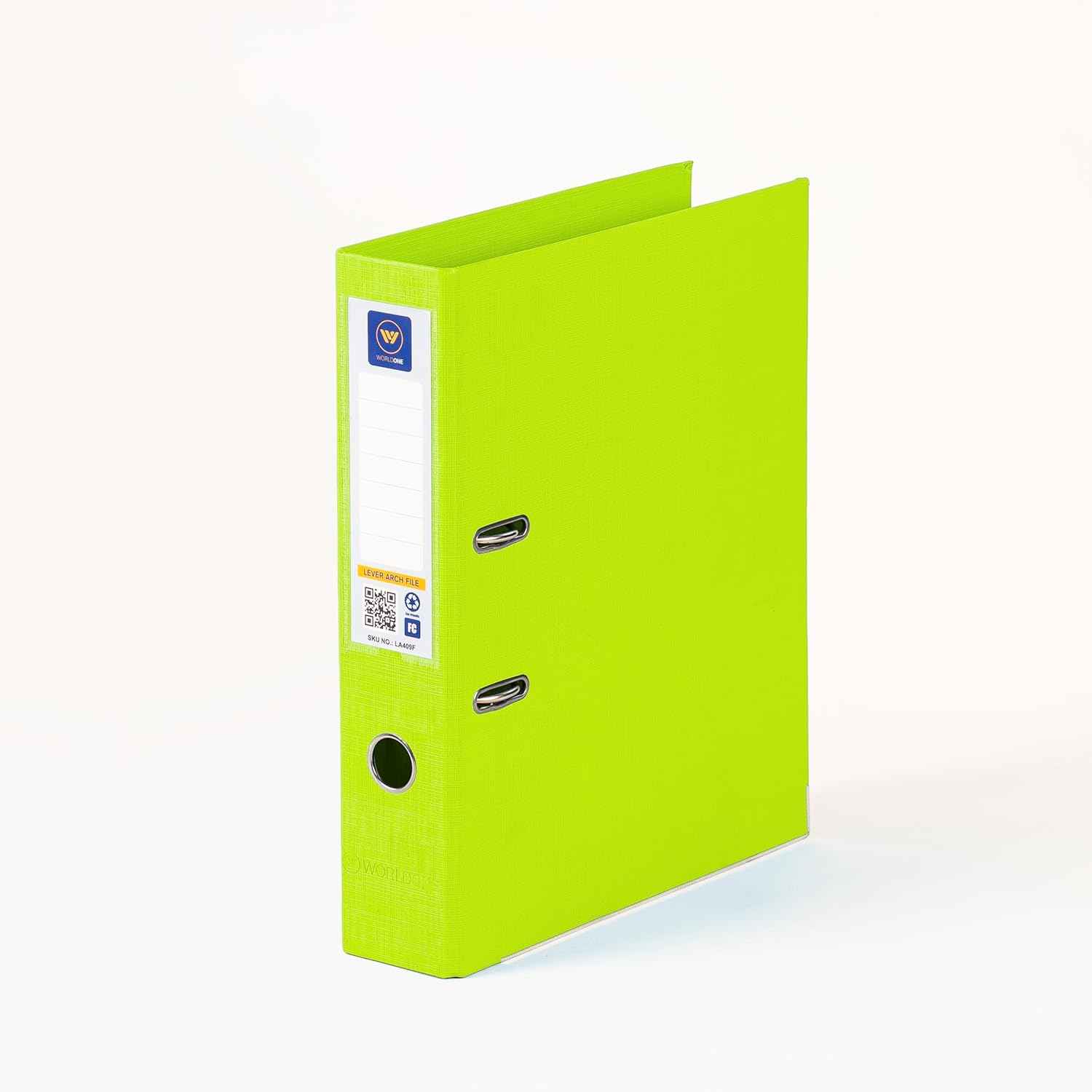Worldone Lever Arch File for Document Projects & Certificate, 2.6mm Th ...
