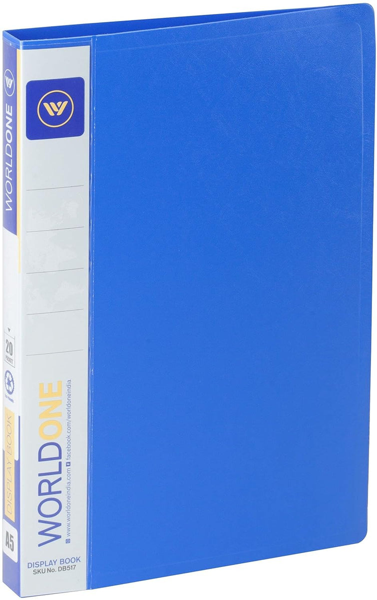 Display Book with 20 Pockets Small Size – Worldone India Shoppe