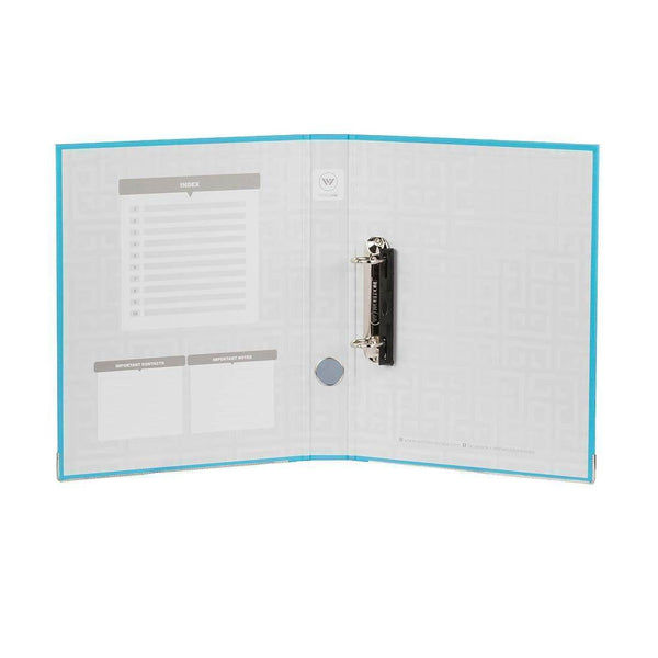 Worldone 2D Ring Binder File | A4 Size with 25mm Electroplated Clip, S ...