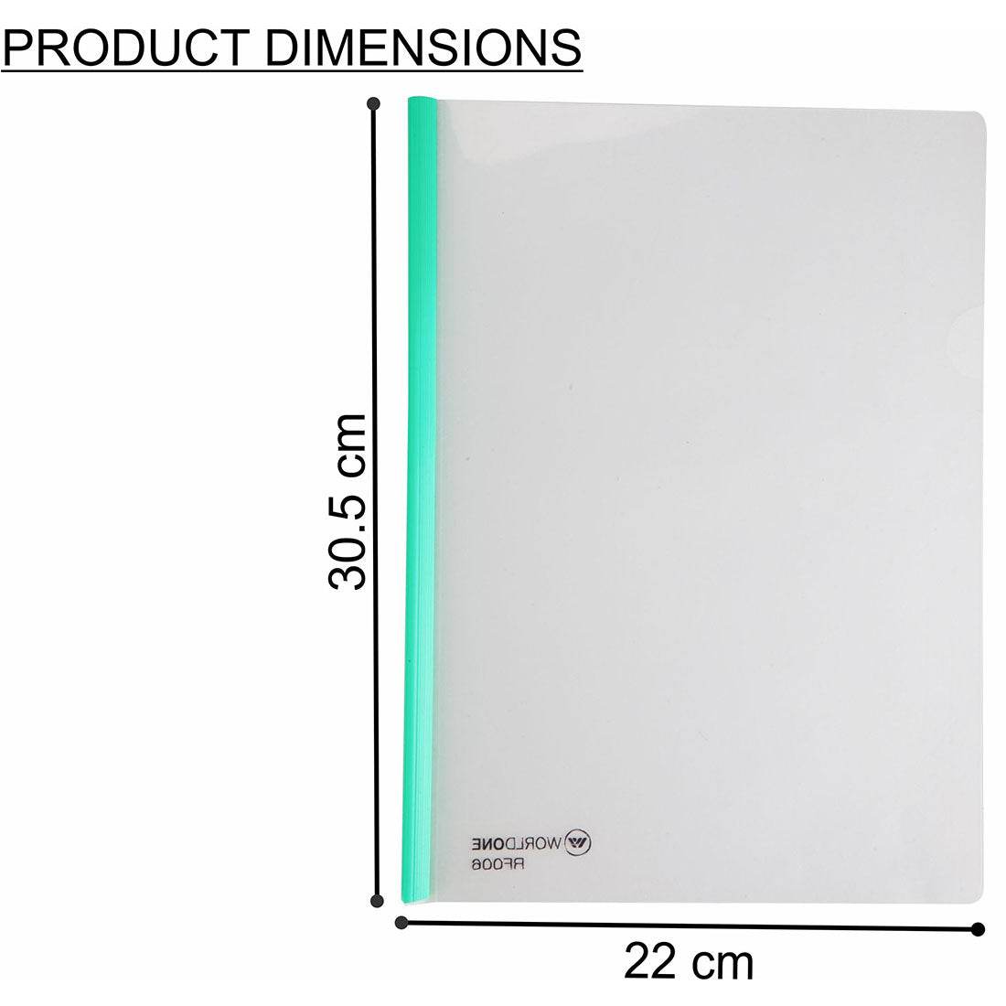 Worldone Slide Grip Binder File for Document 0.6mm PP Sheet Hold Up to ...