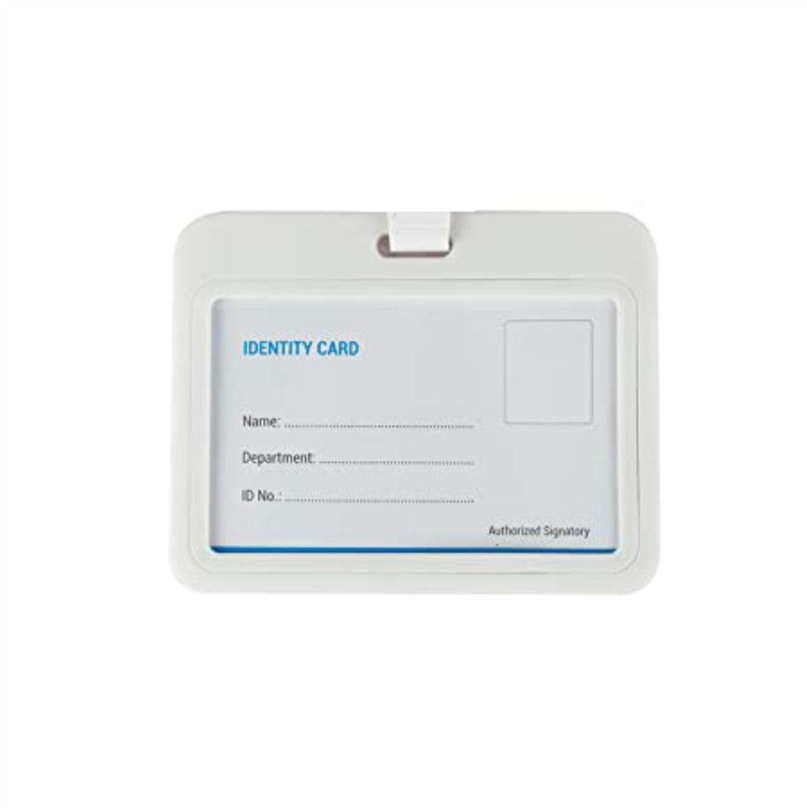 Worldone Plastic, 2 Sided, Premium, Hard, Durable, Display ID Card Hol ...