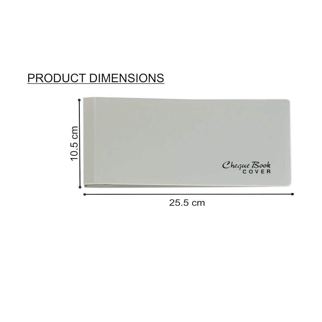 Worldone Cheque Book Cover with lever clip Mechanism, Pocket on Inside ...