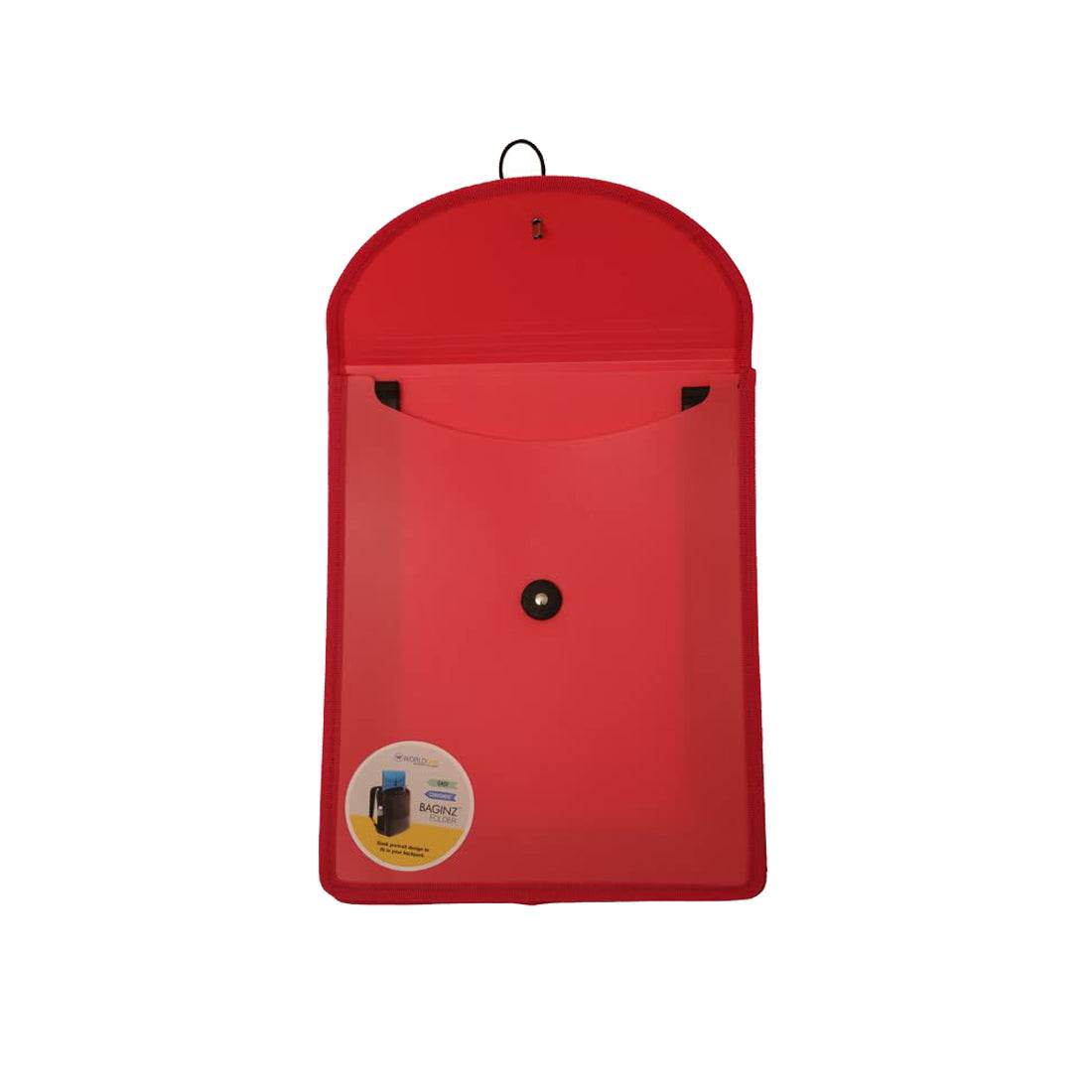 Worldone Portrait Baginz PP Document Bag Folder, Elastic Closure for S ...
