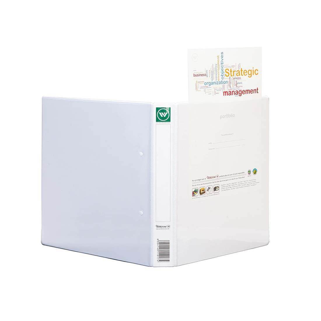 Worldone 2D Ring Binder File | A4 Size with 50 mm Electroplated Clip ...