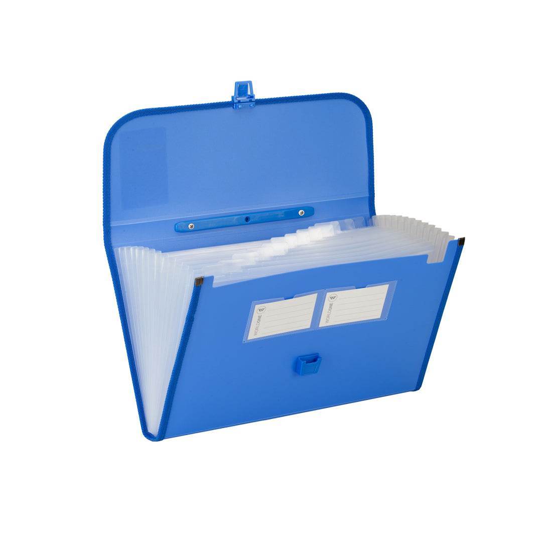 Worldone Expanding File Folder with Handle & Lock 13 Indexed Pocket fo ...