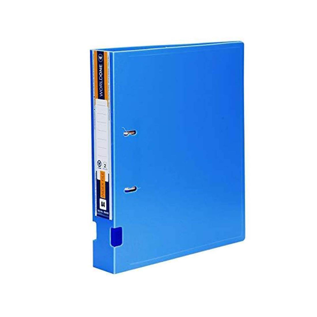 Worldone 2D PP Ring Binder File for Documents with 40 mm Metallic Clip ...