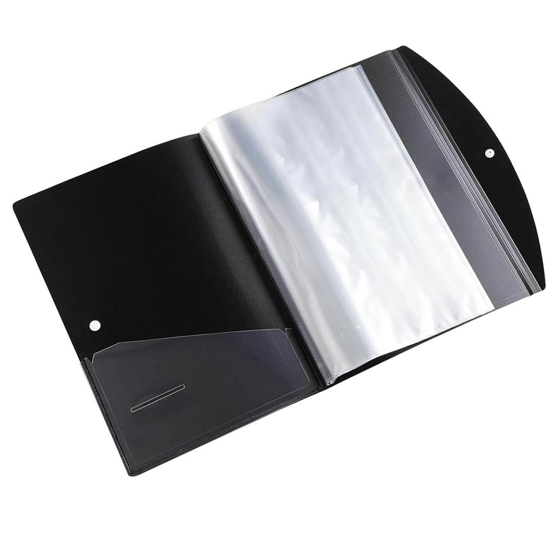 Worldone Multi-Utility Document Folder | 20 Top-Loading Sleeves, Snap ...
